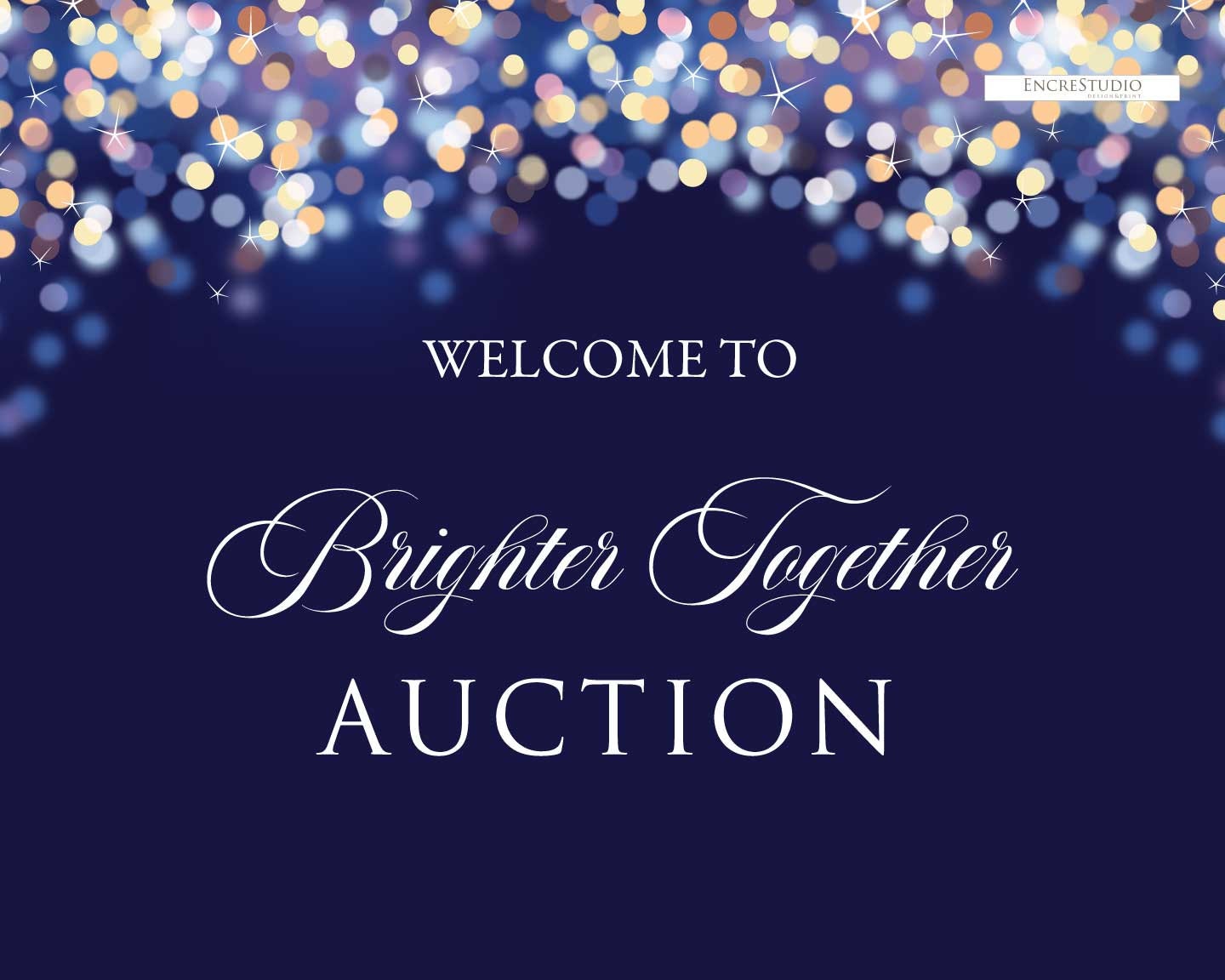 Editable Auction and Gala Invitation and Poster Templates - Encre Studio