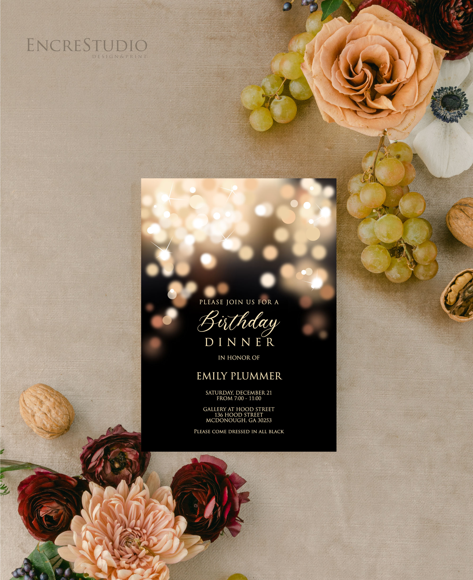 Birthday Luncheon Invitation